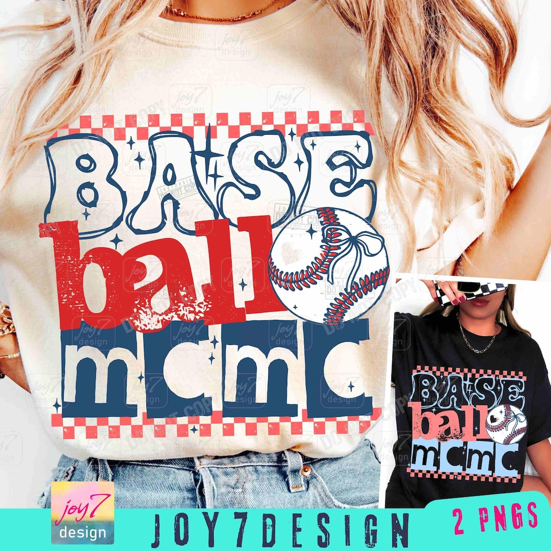 Baseball Mama Retro PNG Baseball Mama Retro Checker Png Game Day ...