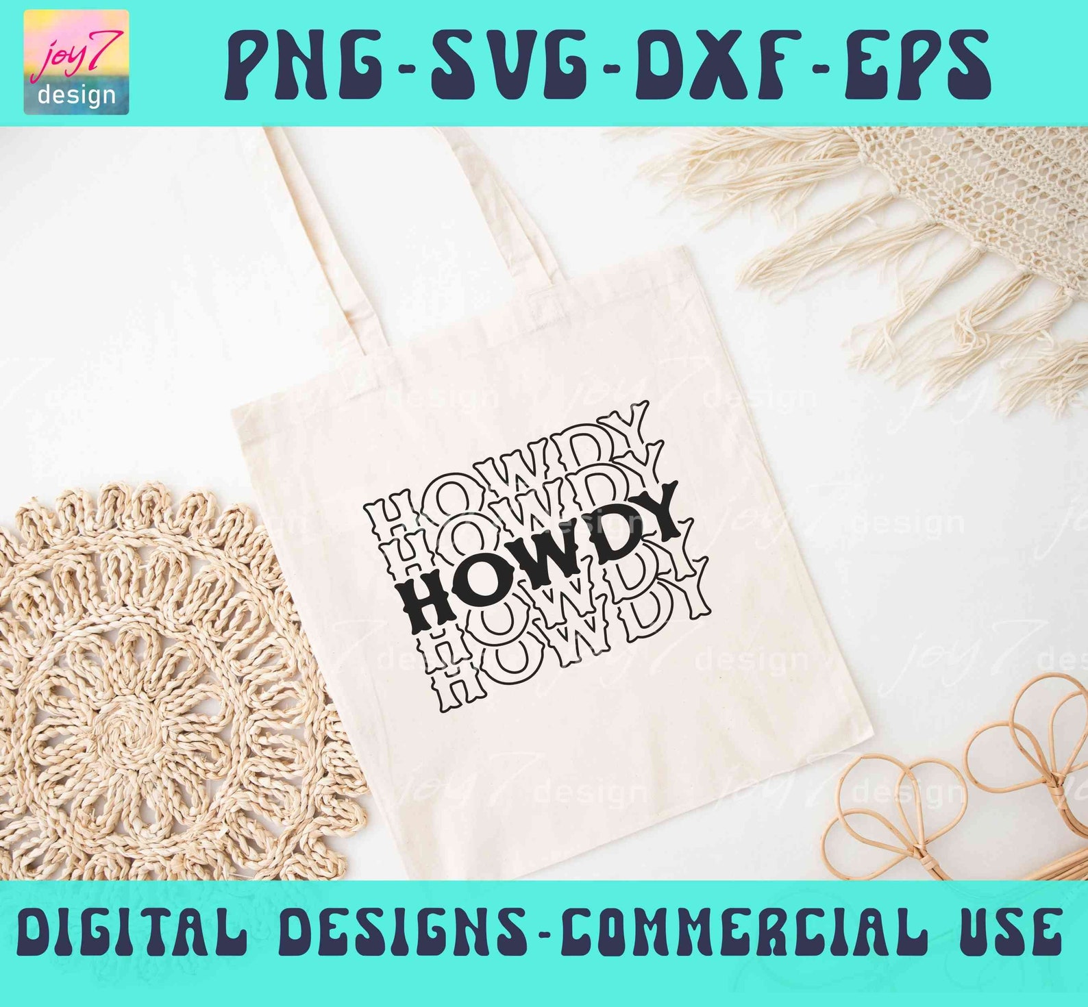 Howdy SVG PNG Stacked Howdy Svg Cowgirl Cowboy Svg - Etsy