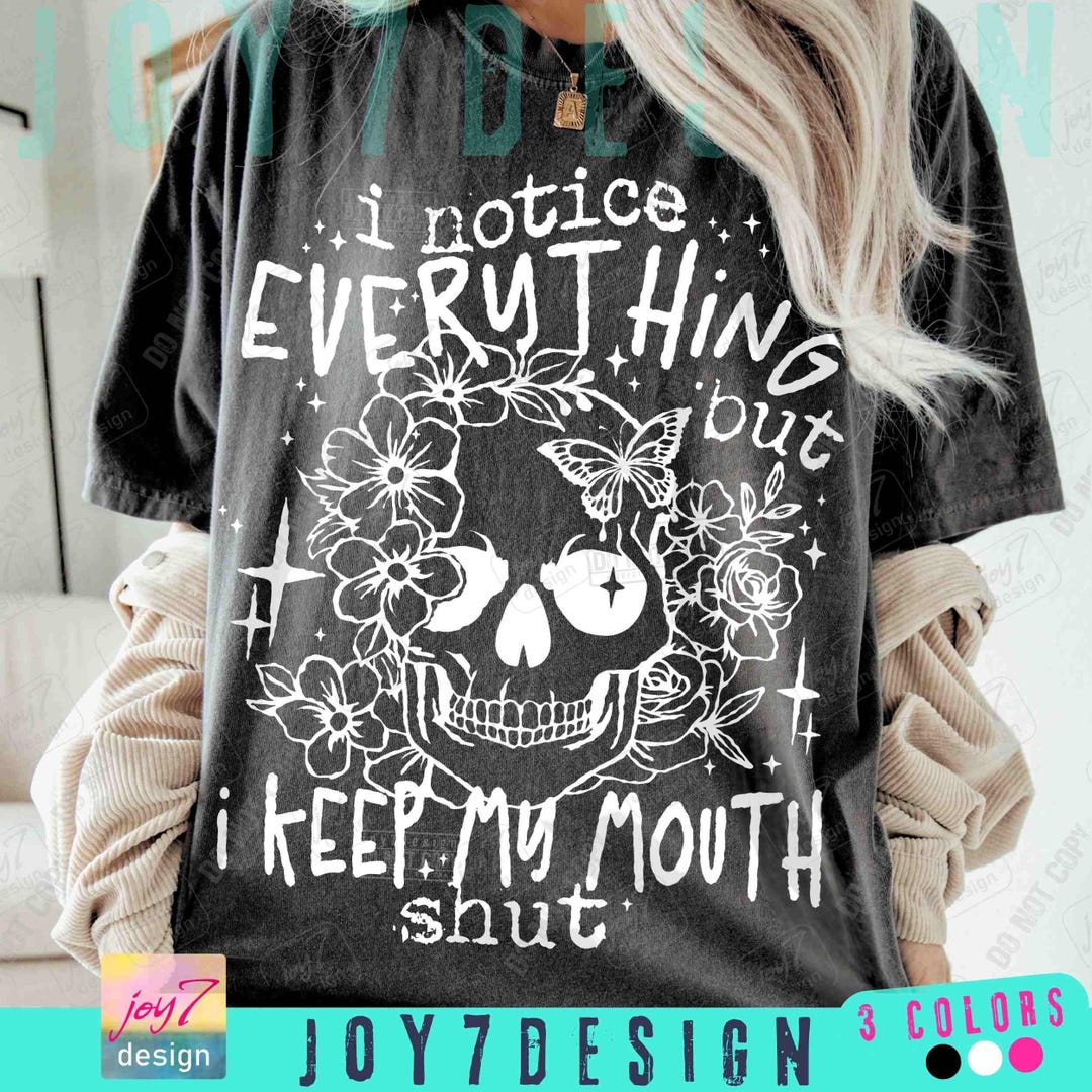 Sarcastic I Notice Everything Snarky PNG Adult Humor Funny Png Retro ...