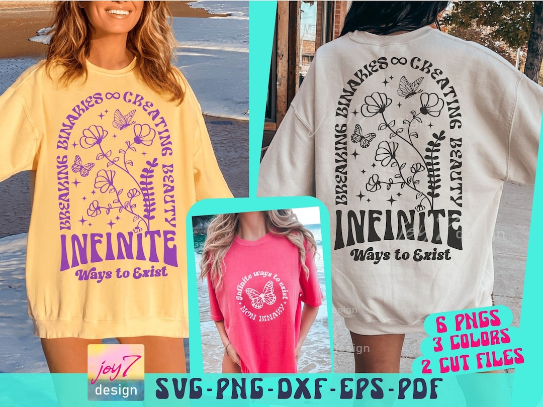 Non Binary SVG PNG Equality Shirt Design Svg ENBY Inclusion Matters Svg ...
