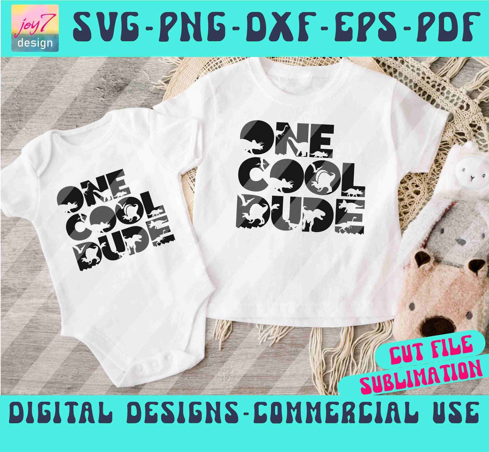 One Cool Dude SVG PNG Dad and Son Matching Shirts Png Svg - Etsy