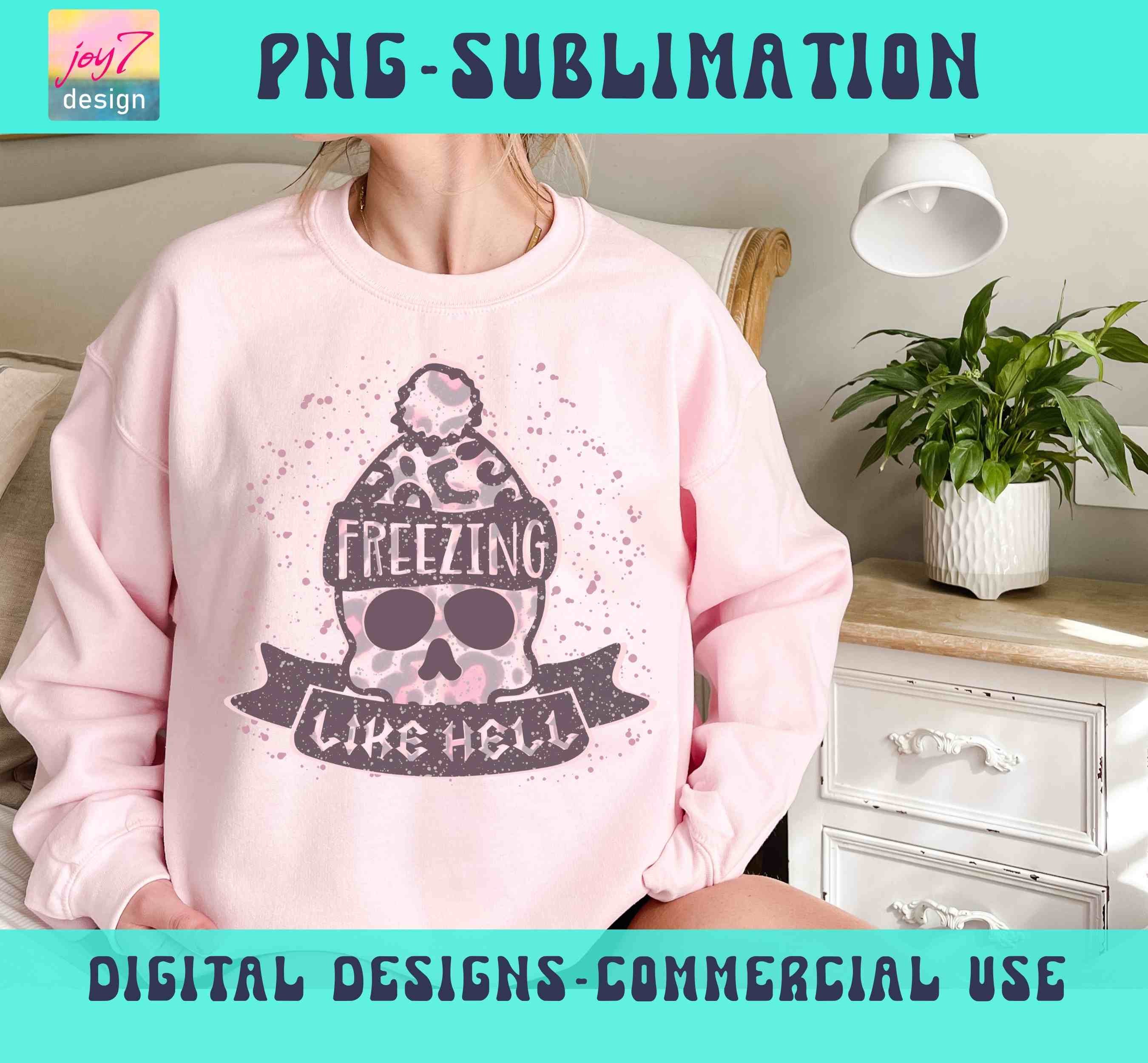 Freezing Like Hell PNG Freezing Season Skeleton Png - Etsy