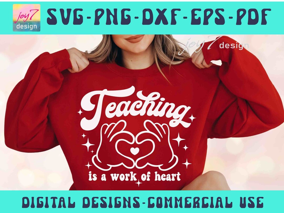Teacher Design SVG PNG, Teaching Svg, Retro Teacher Svg, Teacher ...