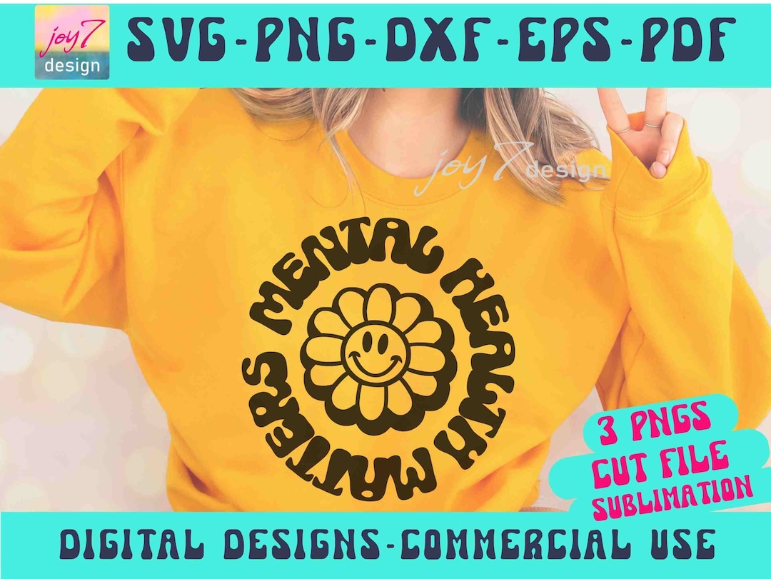 Mental Health Matters Svg Png Mental Health Awareness Svg Positive