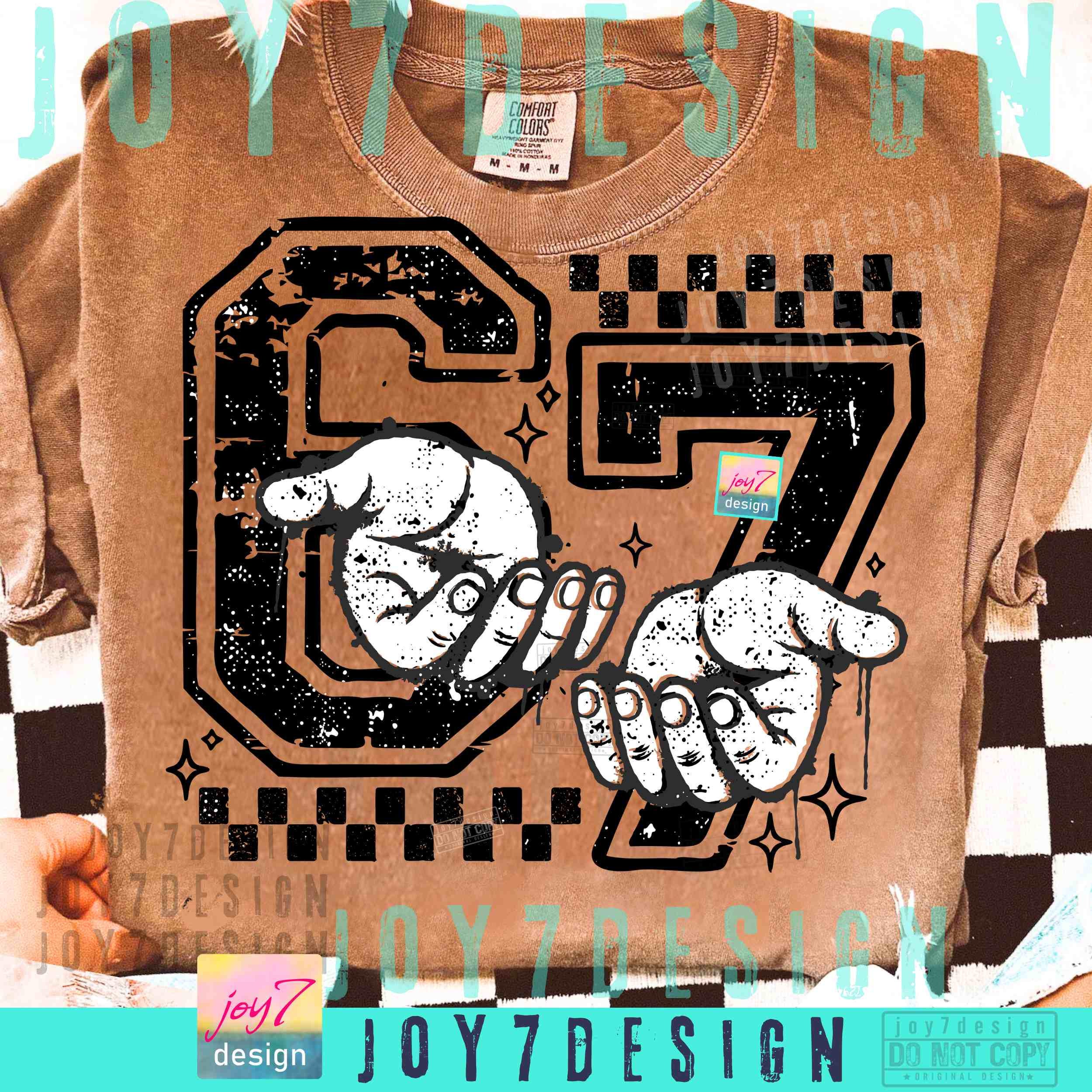 67 Hands PNG Trendy Meme Viral Digital Design Checkered Humour ...