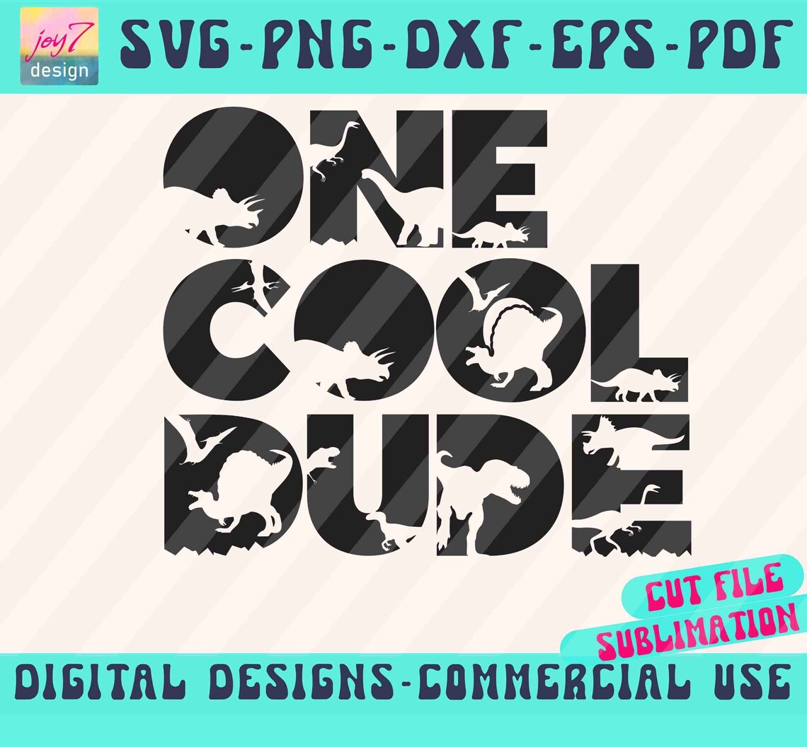 One Cool Dude SVG PNG Dad and Son Matching Shirts Png Svg - Etsy