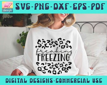 Freaking Freezing Png - Etsy