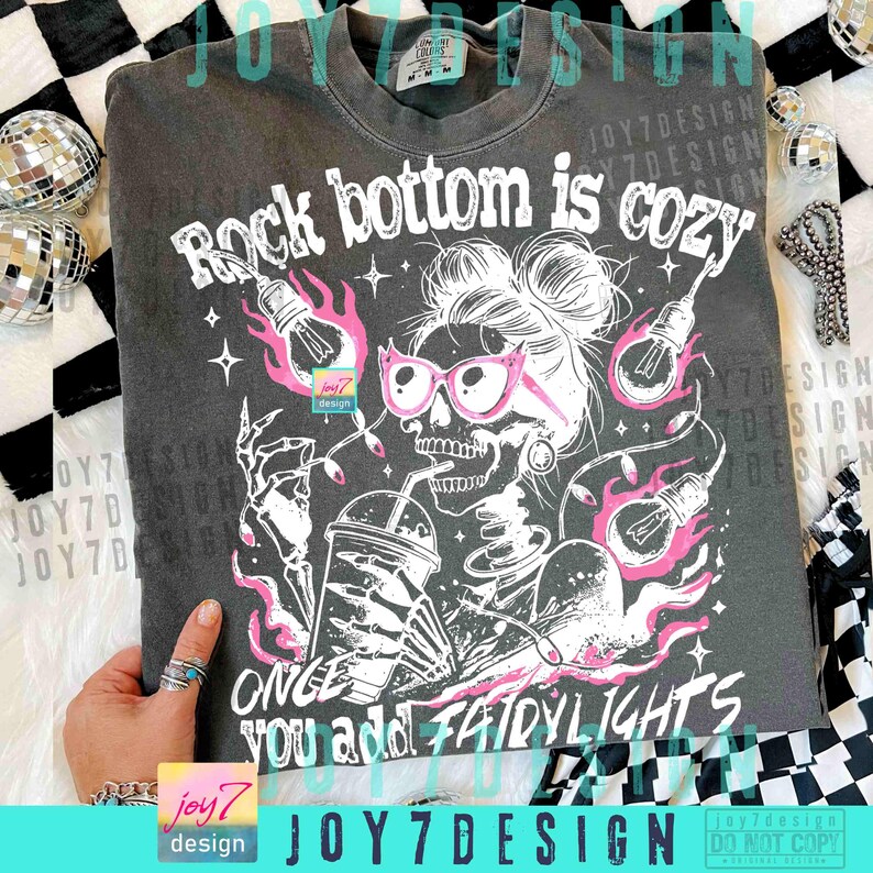 Sarcastic Rock Bottom Funny Skeleton PNG Snarky Humor Trendy Womens ...