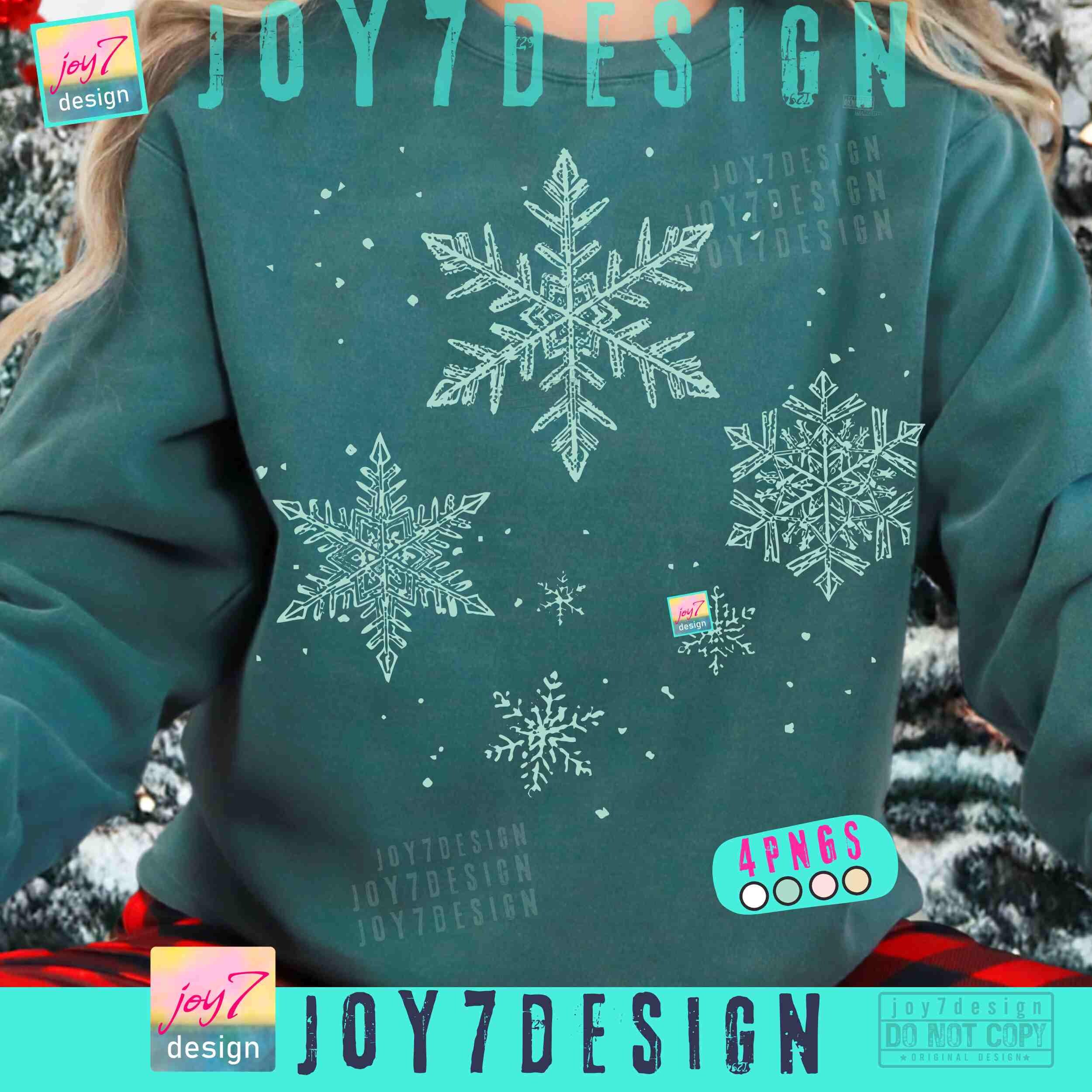 Snowflakes Christmas Halftone PNG Trendy Winter Xmas Magic Vintage ...
