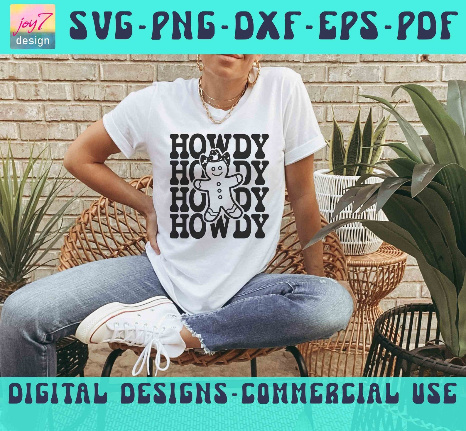 Howdy Cowboy Gingerbread SVG PNG Pdf Dxf Eps Howdy Svg Howdy - Etsy Ireland