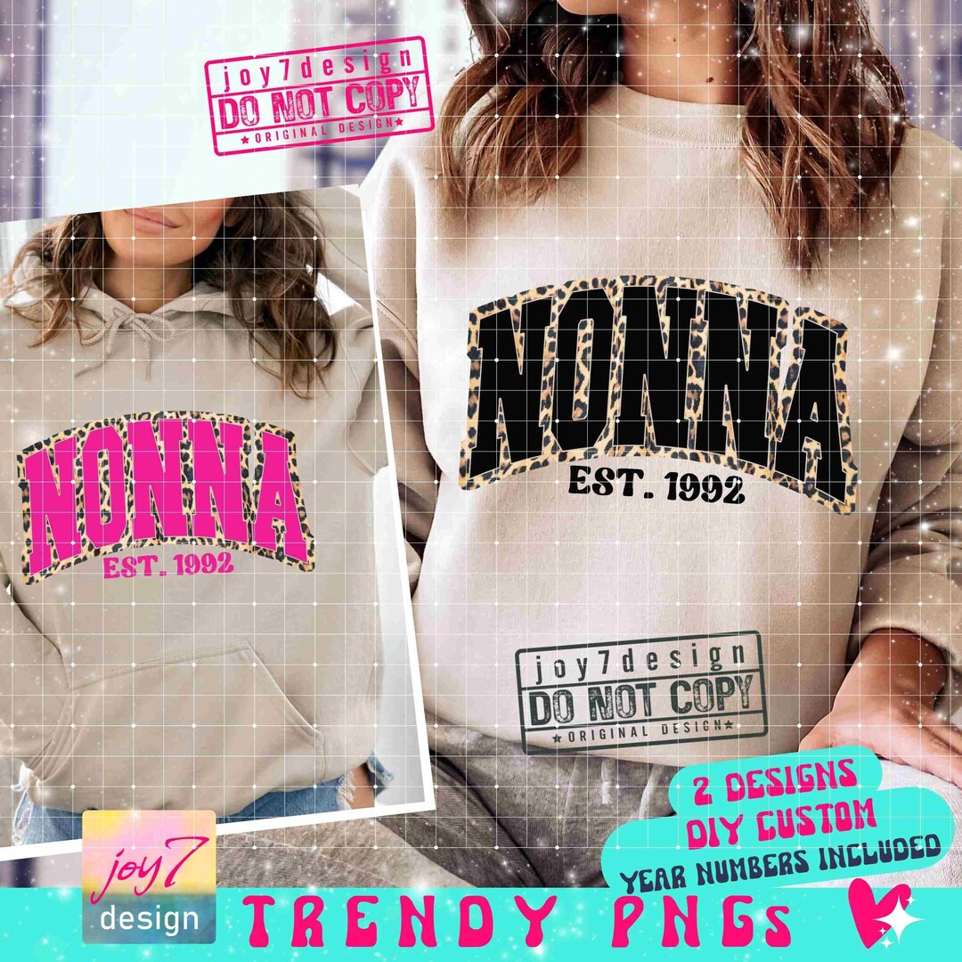 Nonna PNG Grandma Shirt Png Grandma Png Gift for Nonna Trendy Mom ...