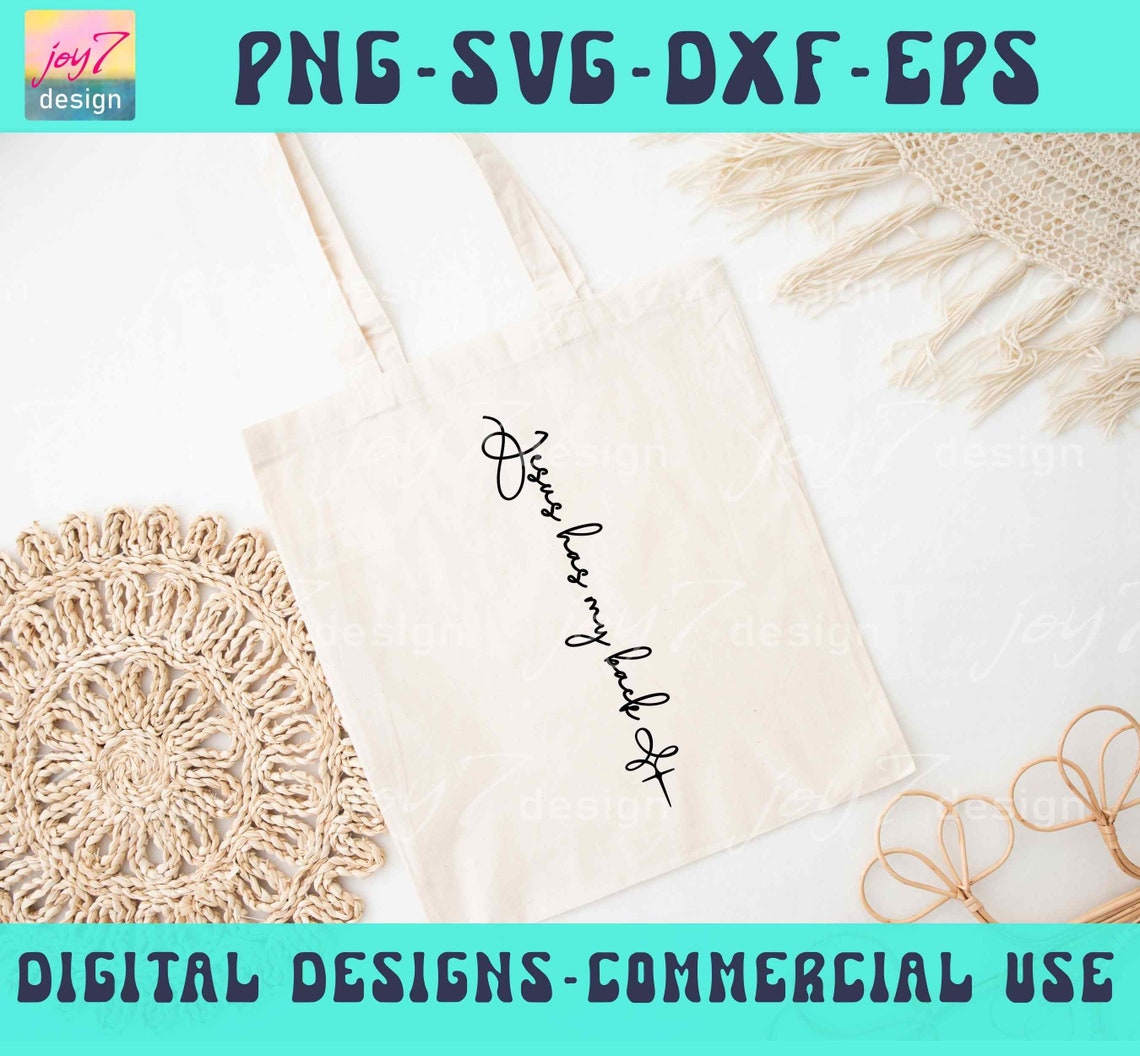 Jesus Has My Back SVG Christian Silhouette Cut File PNG - Etsy Hong Kong