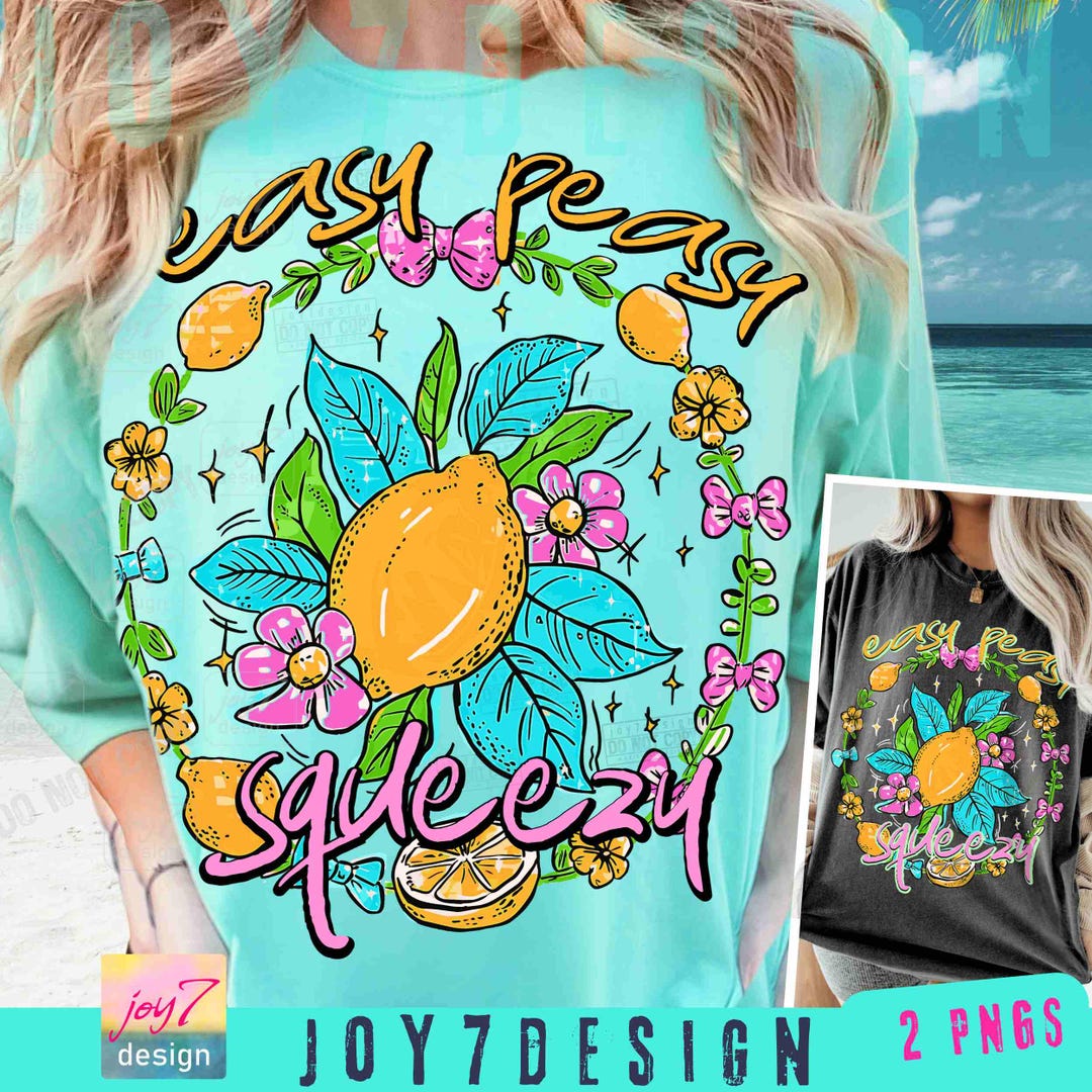 Preppy Lemon Summer Easy Peasy PNG Lemon Coquette Png Preppy Summer Png ...