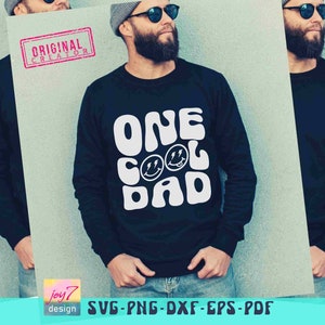 One Cool Mom One Cool Dad SVG PNG Mom and Dad Svg Funny Mom Svg Funny ...