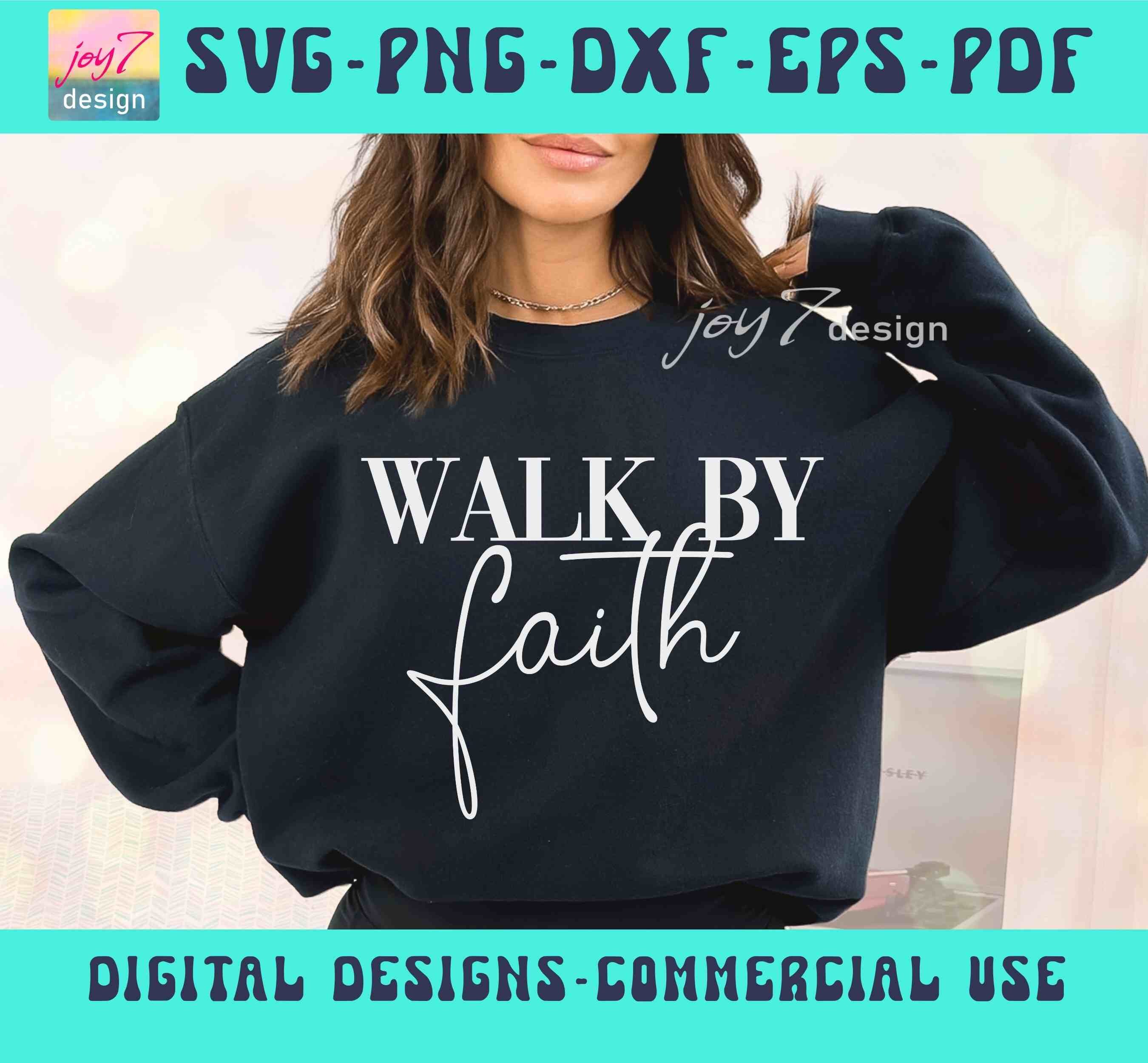 Walk by Faith SVG PNG Faith Svg Christian Easter Svg - Etsy Canada