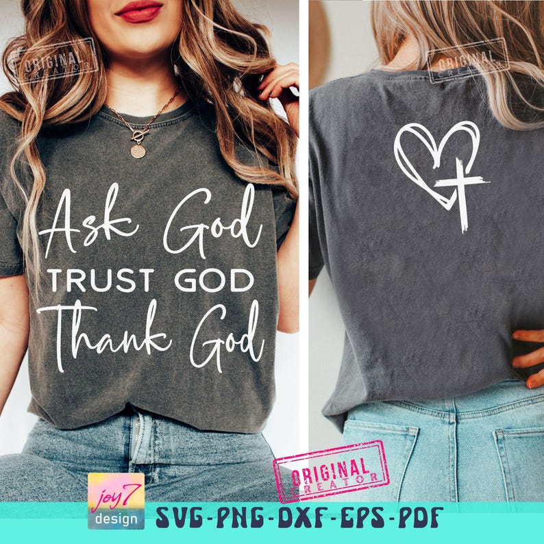 Trust God SVG PNG Bible Quote Svg Retro Christian Svg Boho Christian ...