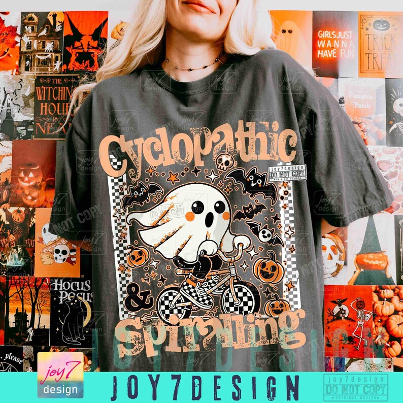 Funny Halloween Cyclopath Ghost PNG Trendy Halloween Humor Cyclopathic ...
