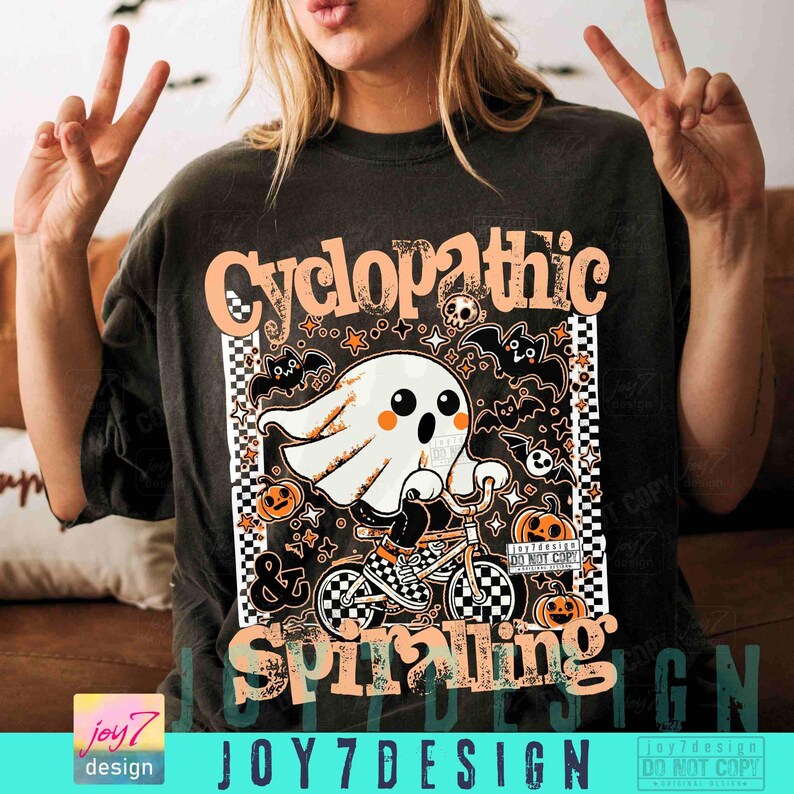 Funny Halloween Cyclopath Ghost PNG Trendy Halloween Humor Cyclopathic ...