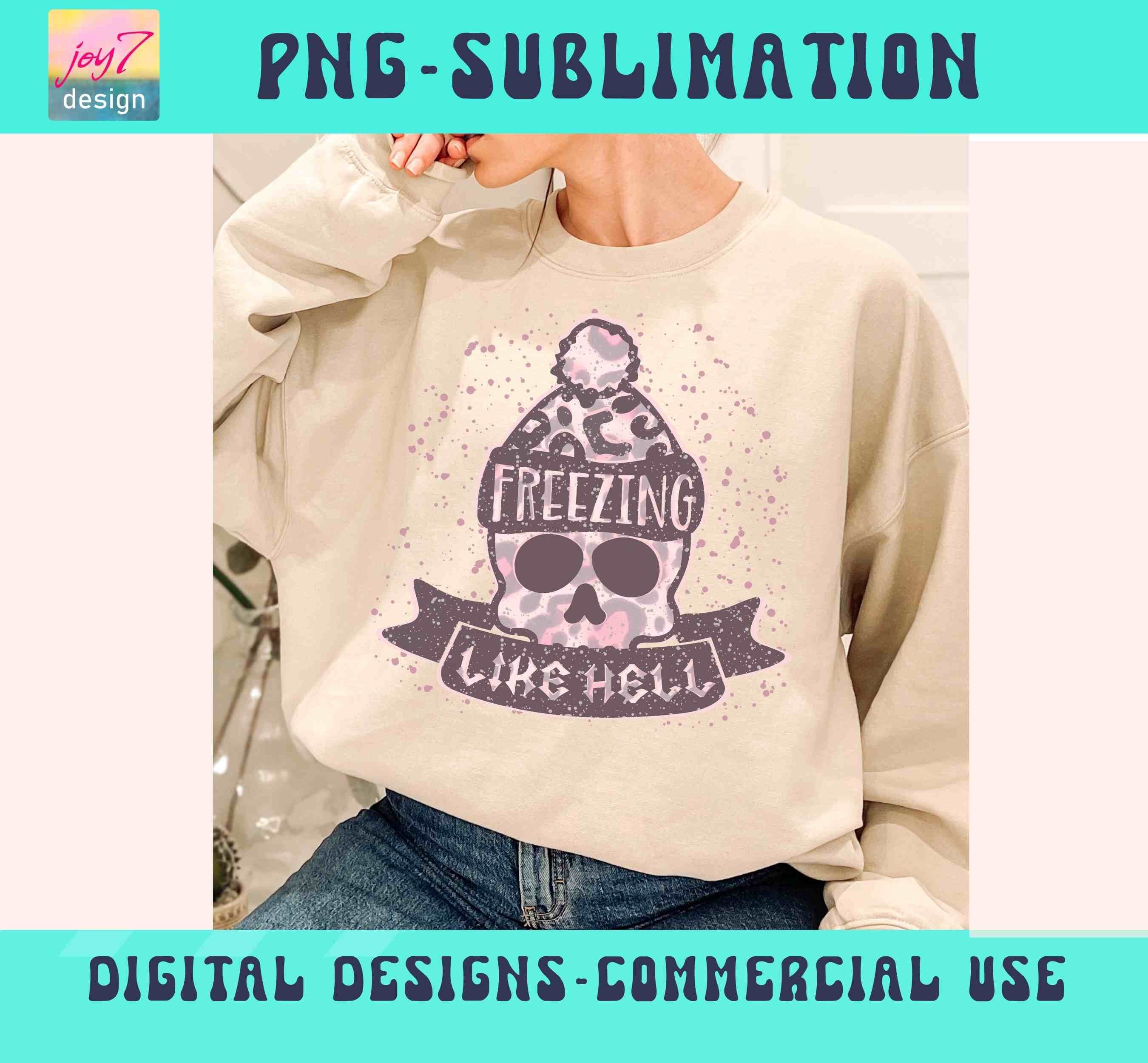 Freezing Like Hell PNG Freezing Season Skeleton Png - Etsy