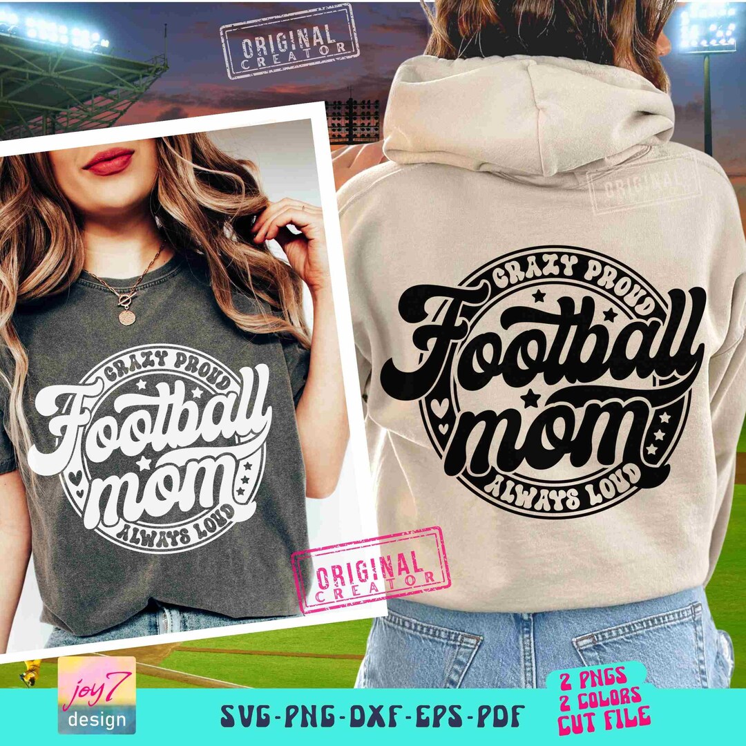 Football Mom SVG PNG, Football Svg, Football Mom Shirt Svg, Mom Life ...