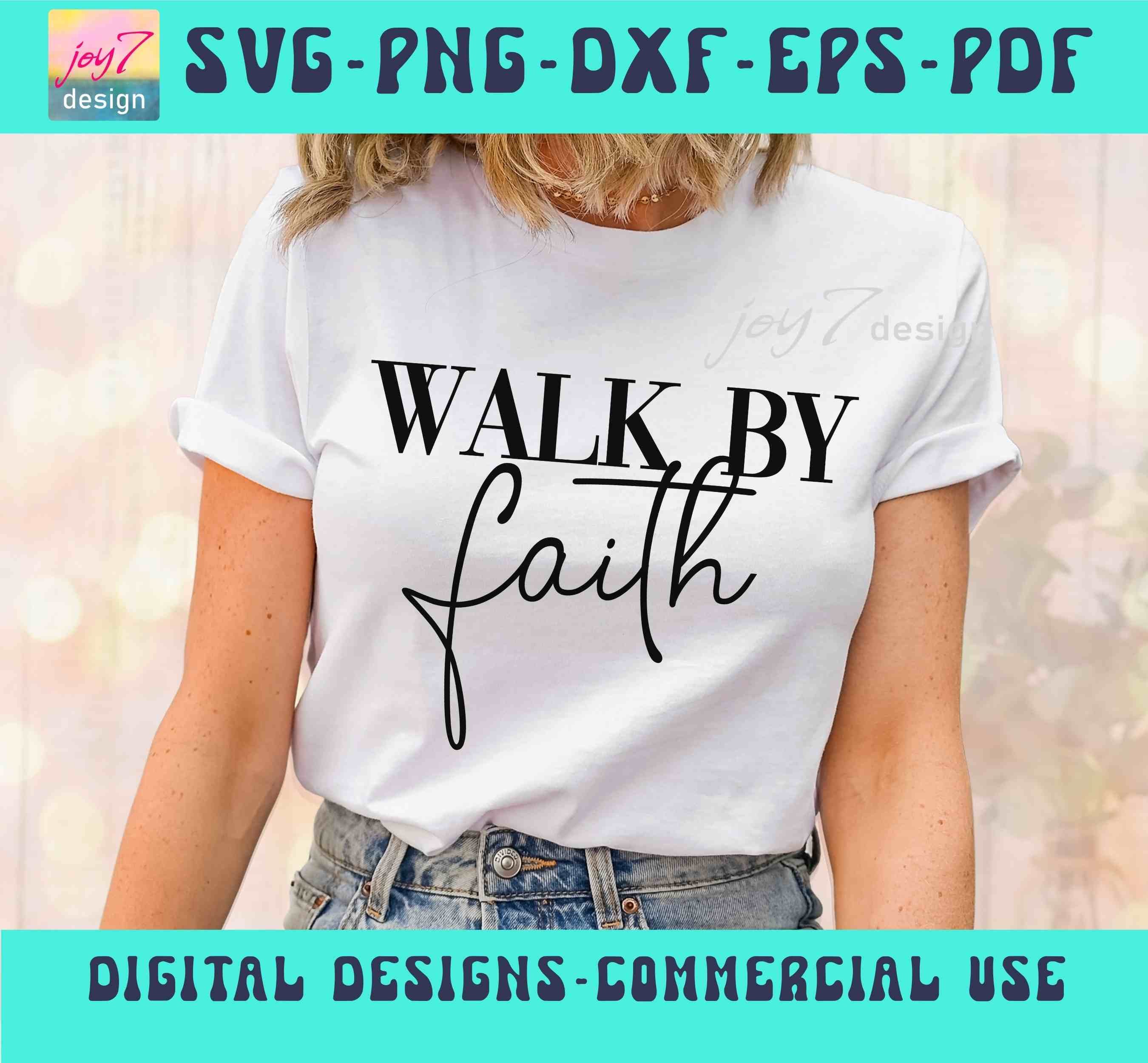 Walk by Faith SVG PNG Faith Svg Christian Easter Svg - Etsy Canada