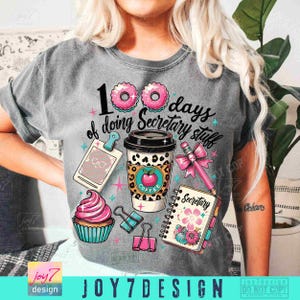 100 Days of Doing Secretary Stuff PNG Retro Secretary Coquette Bow 100 ...
