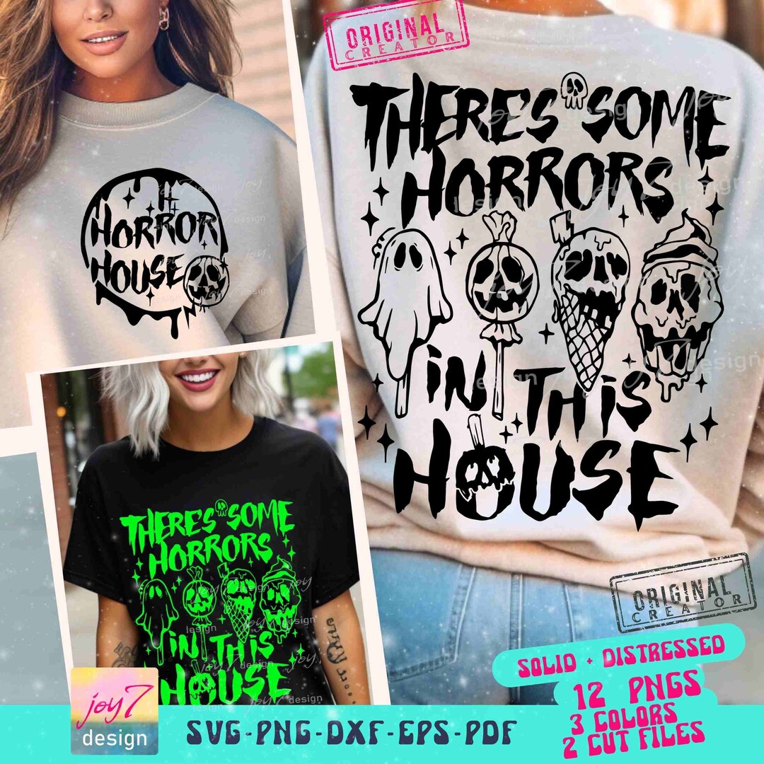 There’s Some Horrors in This House SVG PNG Horror Trendy Halloween ...