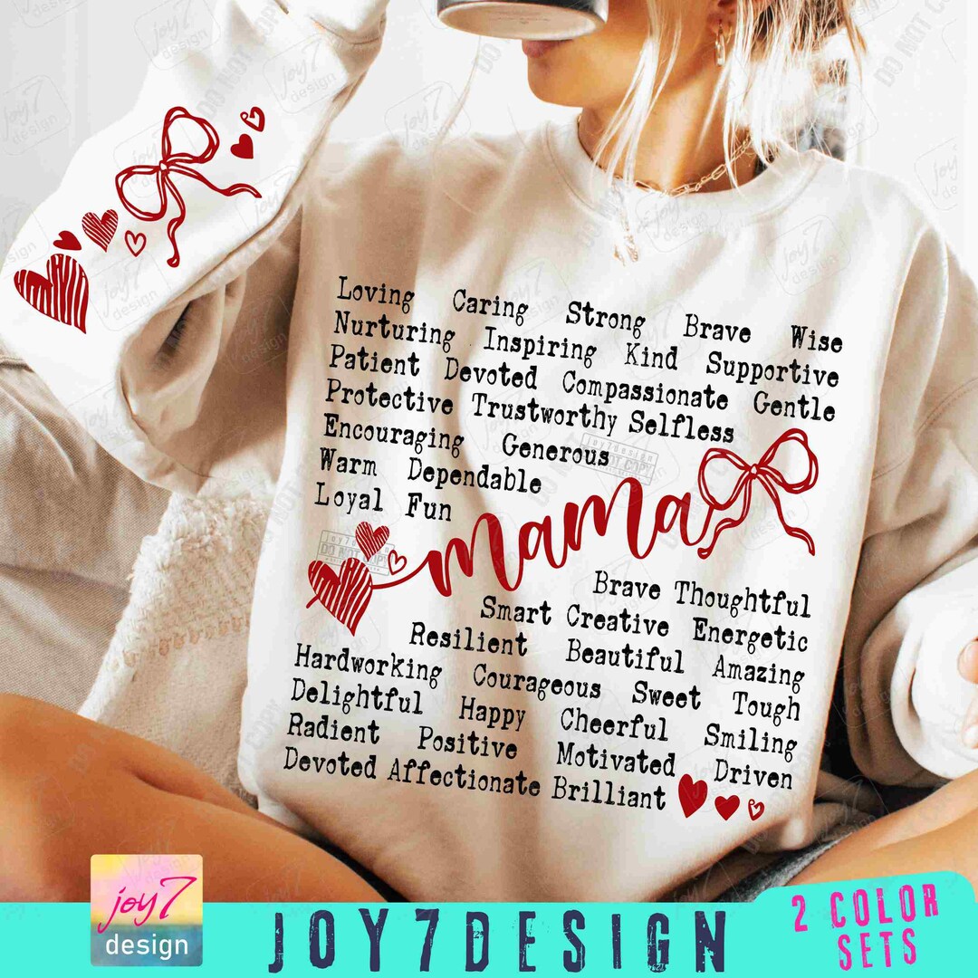Coquette Mama Words PNG Retro Valentine's Mama Png Mothers Day Png ...