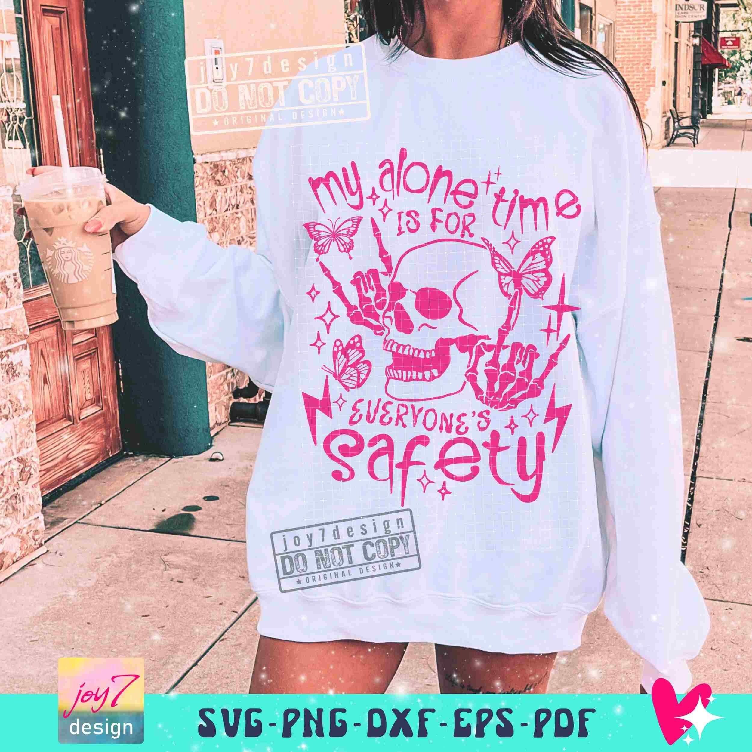 My Alone Time Sarcasm SVG PNG Snarky Self Love Adult Humor Skeleton Png ...