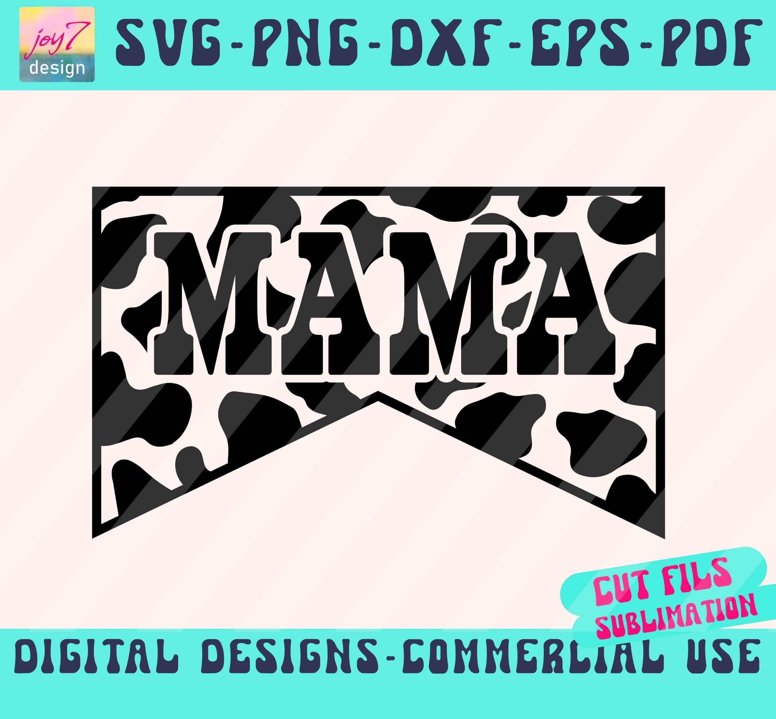 Western Mama Cow Print SVG PNG Pdf Dxf Eps Western Mama Svg - Etsy Ireland