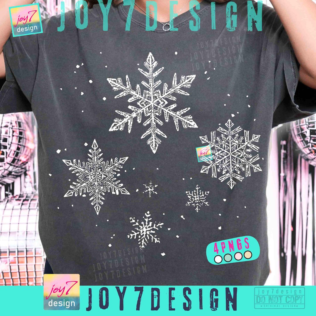Snowflakes Christmas Halftone PNG Trendy Winter Xmas Magic Vintage ...