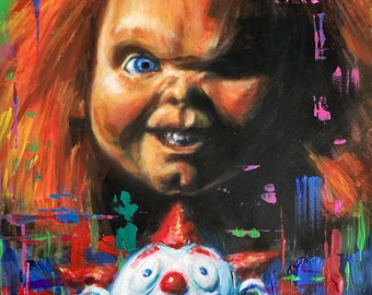 Chucky Portrait Print - Etsy