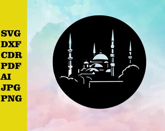 Mosque Dxf Svg - Etsy