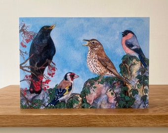 Four Calling Birds - Etsy