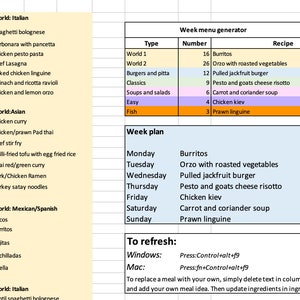 Random Meal Generator With Auto-fill Ingredients List| Meat and ...