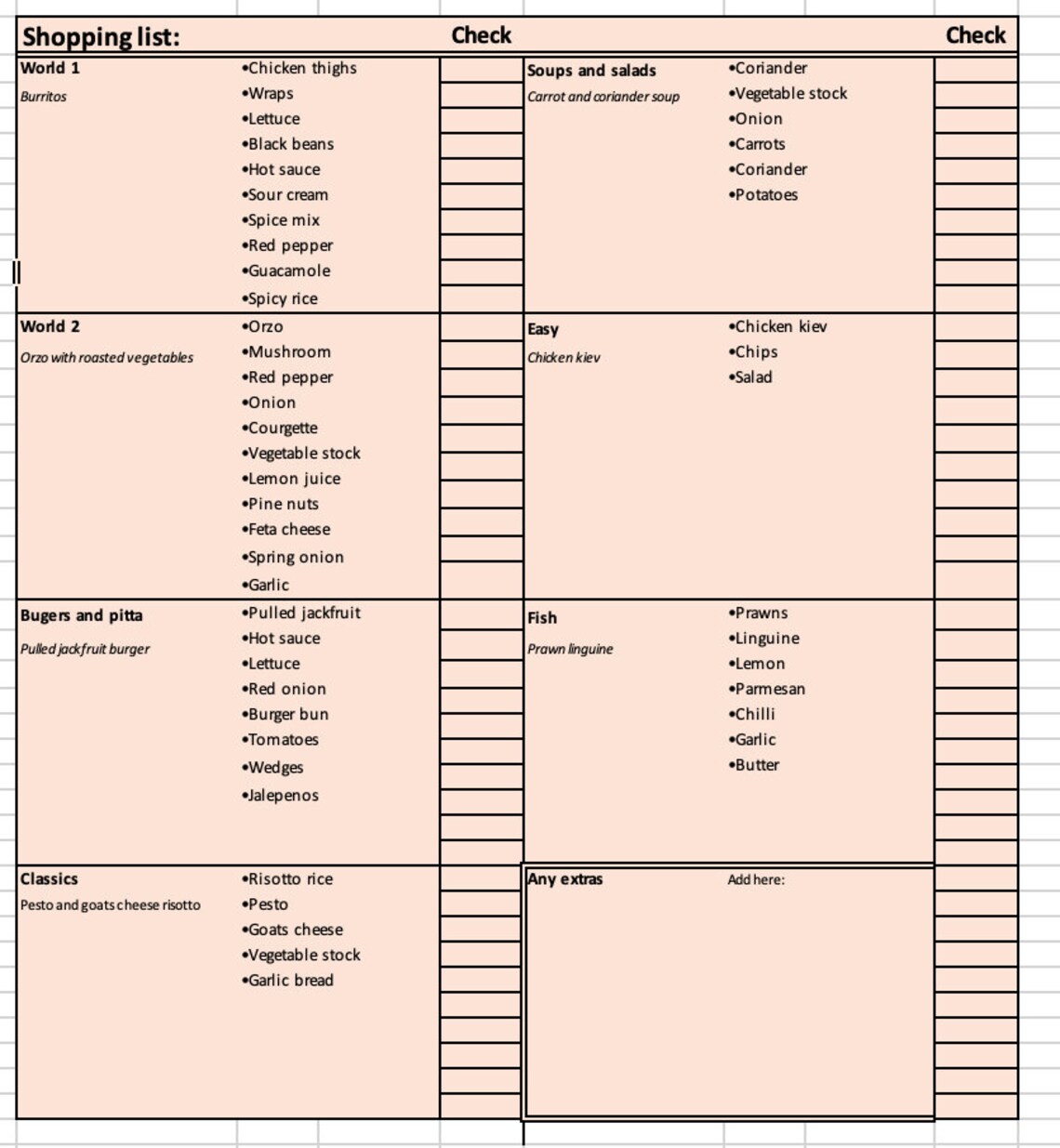 Random Meal Generator With Auto-fill Ingredients List| Meat and ...