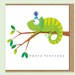 Happy Birthday Chameleon Card/ Chameleon Greetings Card/ Cute Chameleon ...