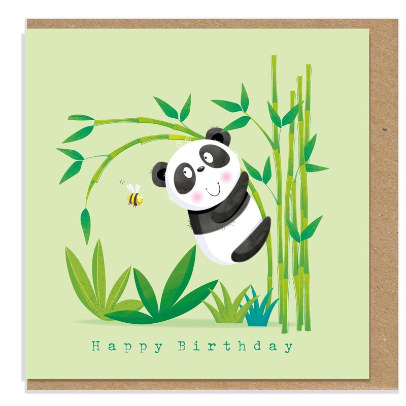 Panda Birthday Card - Etsy