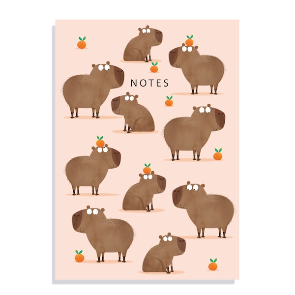 Capybara Stationery - Etsy UK