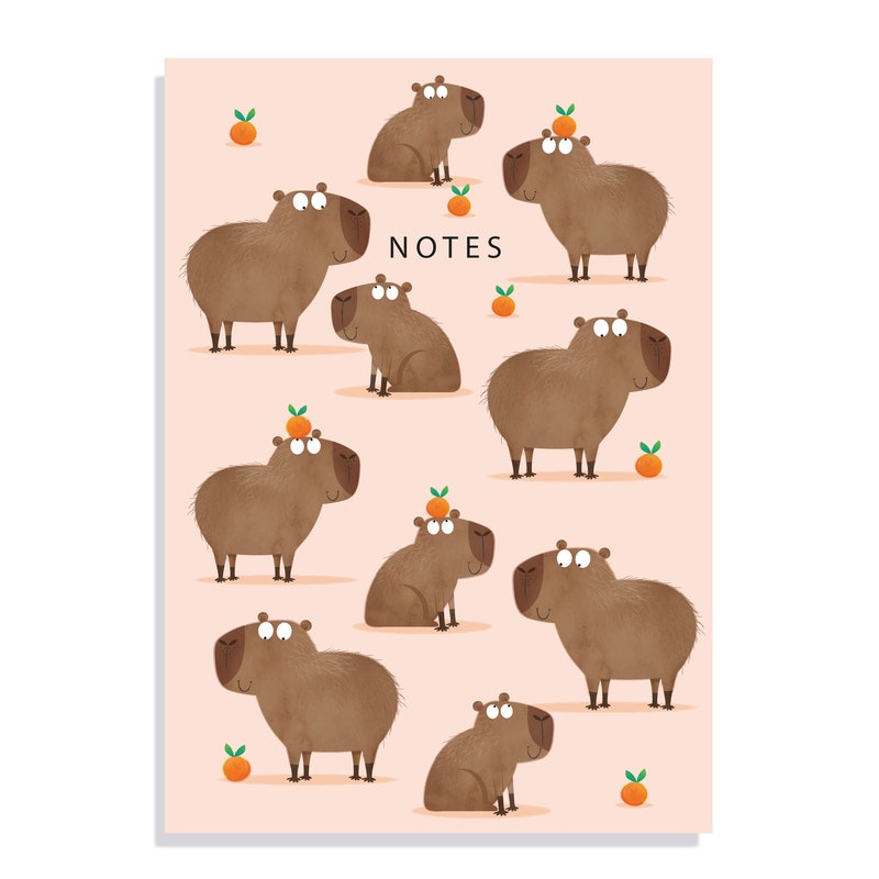 Capybara Notebook - Etsy UK