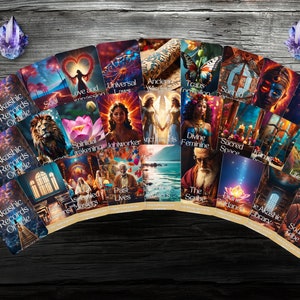 Akashic Record Oracle Deck, Printable Tarot Cards (digital Download) - Etsy