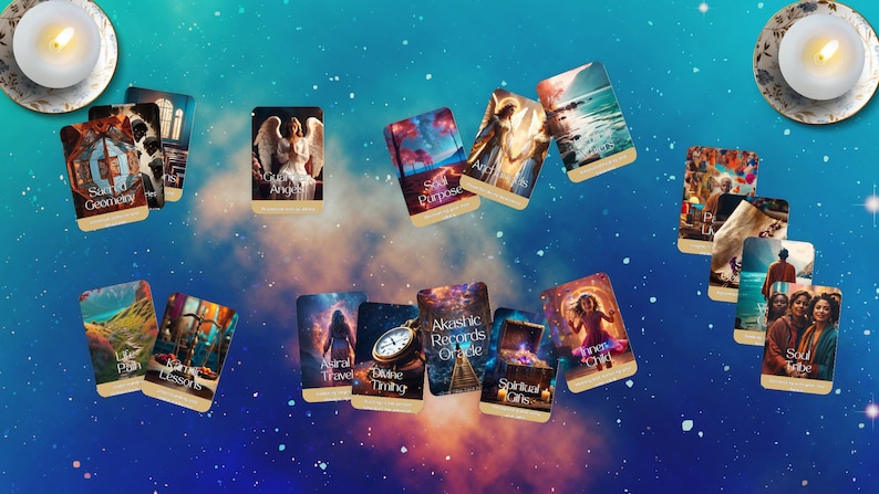 Akashic Record Oracle Deck Printable Tarot Deck Digital Tarot Card