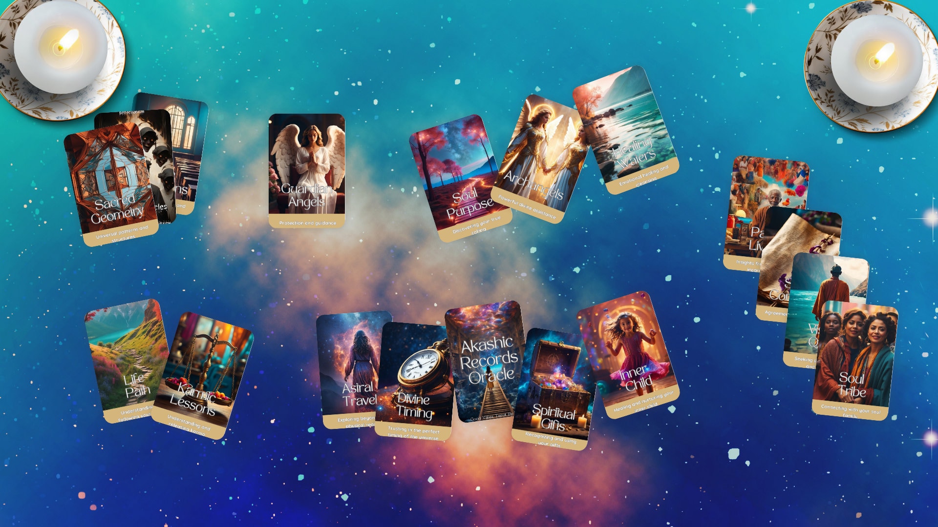 Akashic Record Oracle Deck, Printable Tarot Cards (digital Download) - Etsy