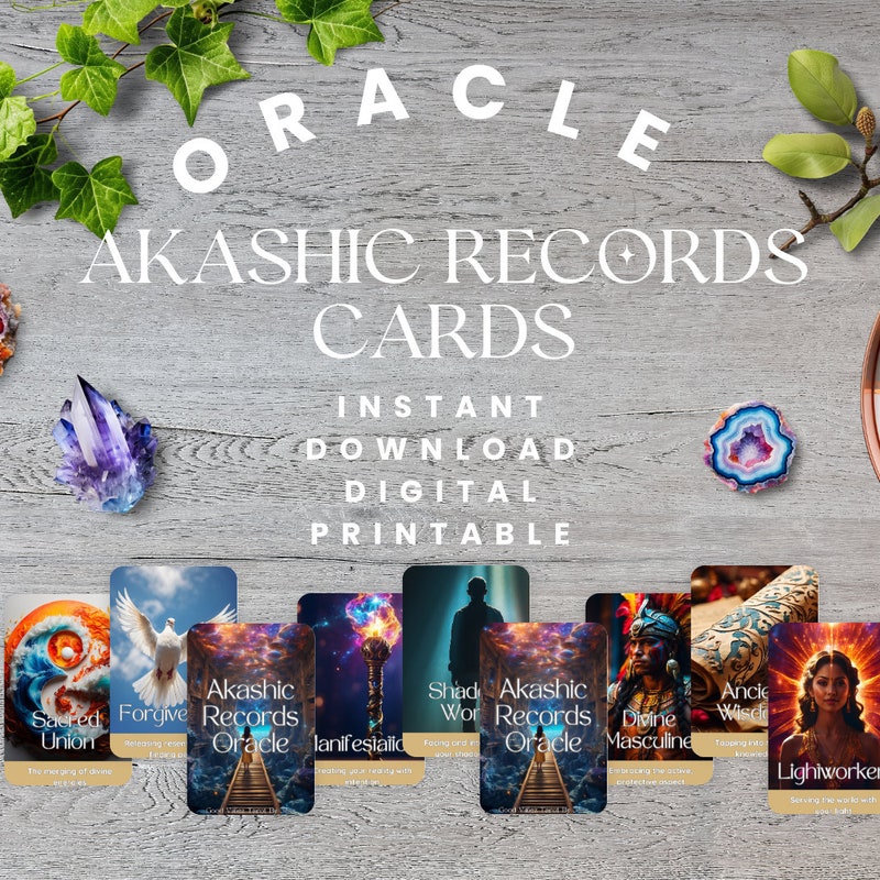 Akashic Tarot Card Deck - Etsy