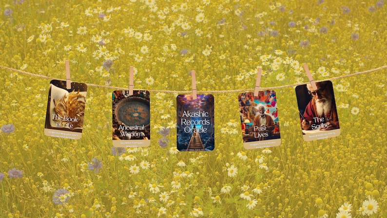 Akashic Record Oracle Deck Printable Tarot Deck Digital Tarot Card