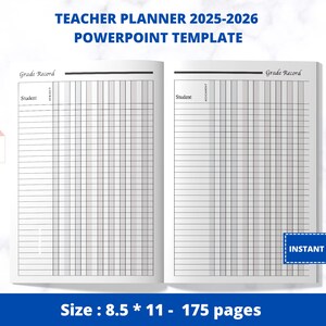 2024-2025 Teacher Planner Printable | Teacher Binder | Teacher Plan ...