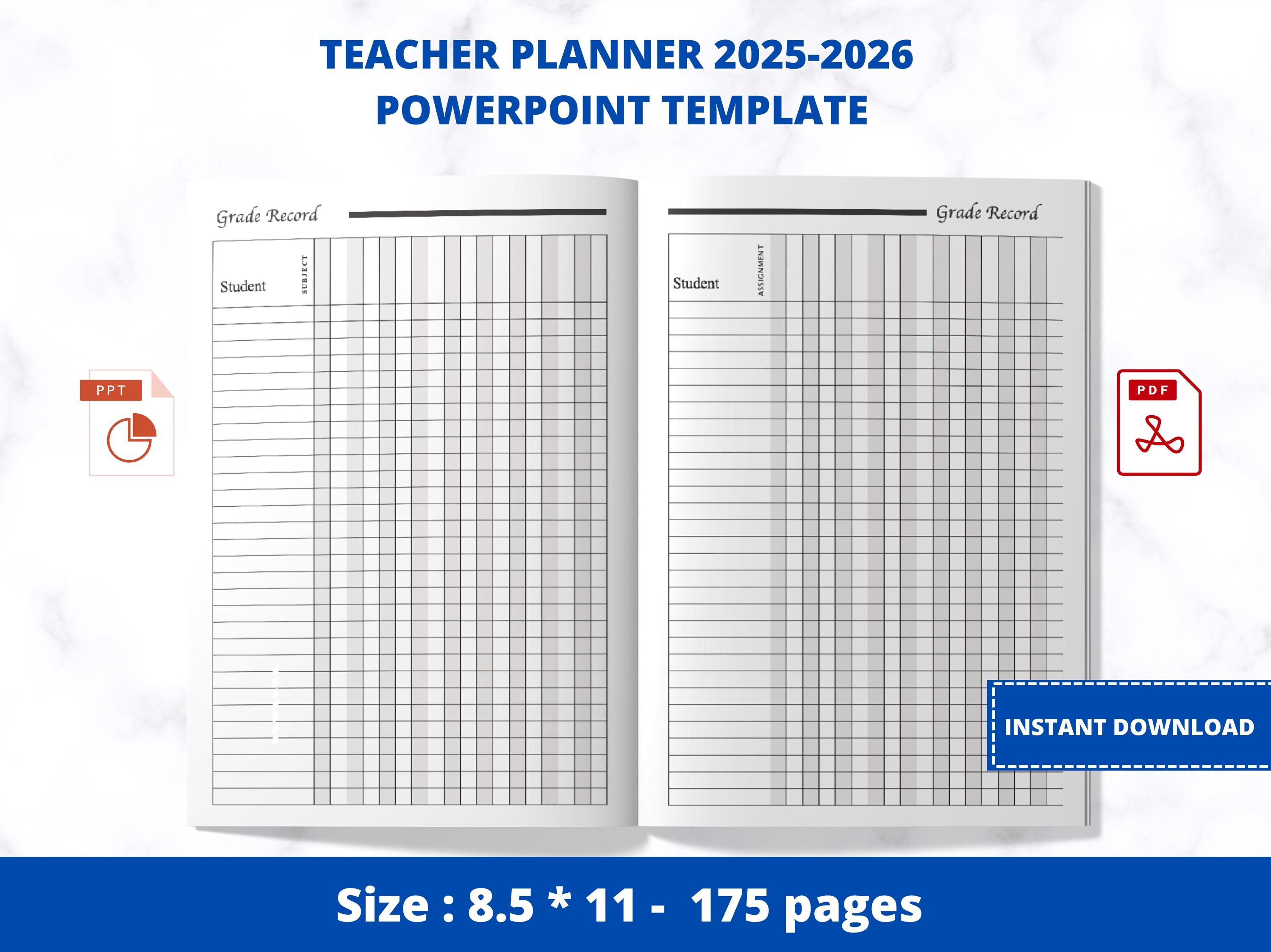 2024-2025 Teacher Planner Printable | Teacher Binder | Teacher Plan ...