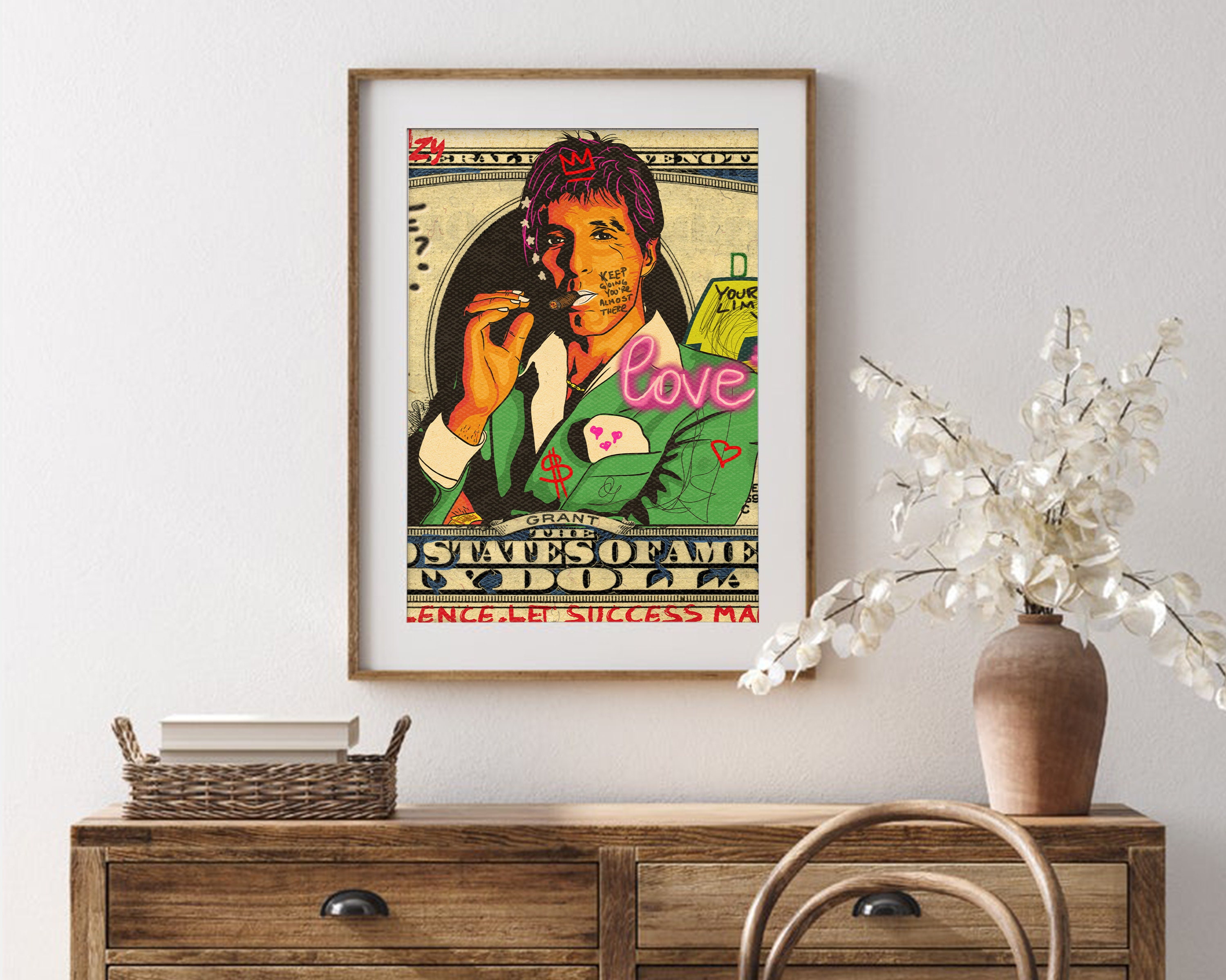 Tony Montana Graffiti Art, Pop Art, Scarface Poster sold by Simona ...