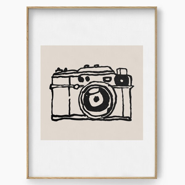 Camera Illustration - Etsy
