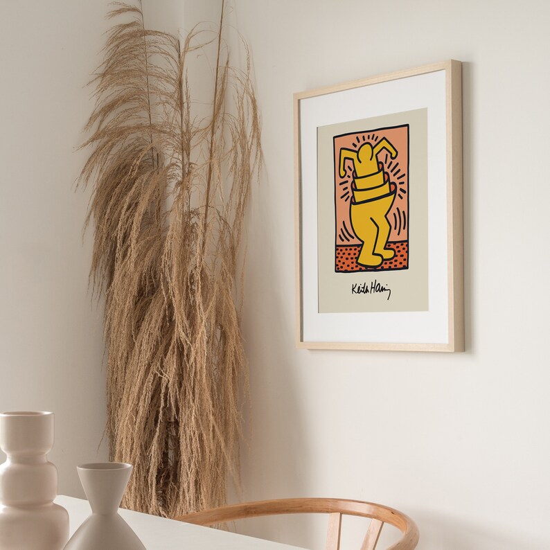 Keith Haring Wall Art Print Modern Art Poster Colorful - Etsy